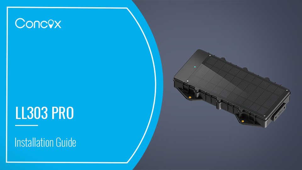 LL303 Solar Power Asset Tracker - Concox